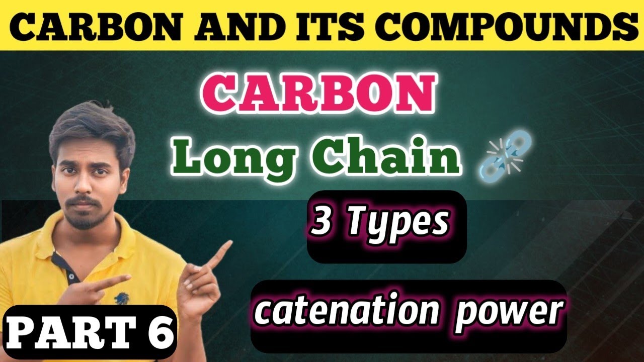 How Carbon form long chains|Carbon and it's compounds class 6 - YouTube
