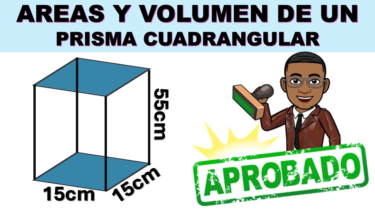 COMO HALLAR LAS AREAS Y VOLUMEN DE UN PRISMA CUADRANGULAR- ÁREA LATERAL ...