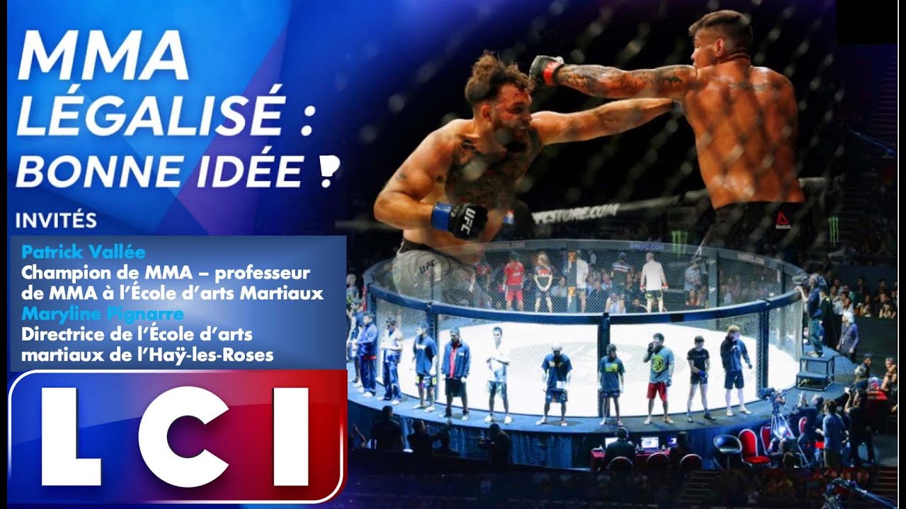 Reportage LCI sur la légalisation du MMA en France avec Patrick Vallée ...