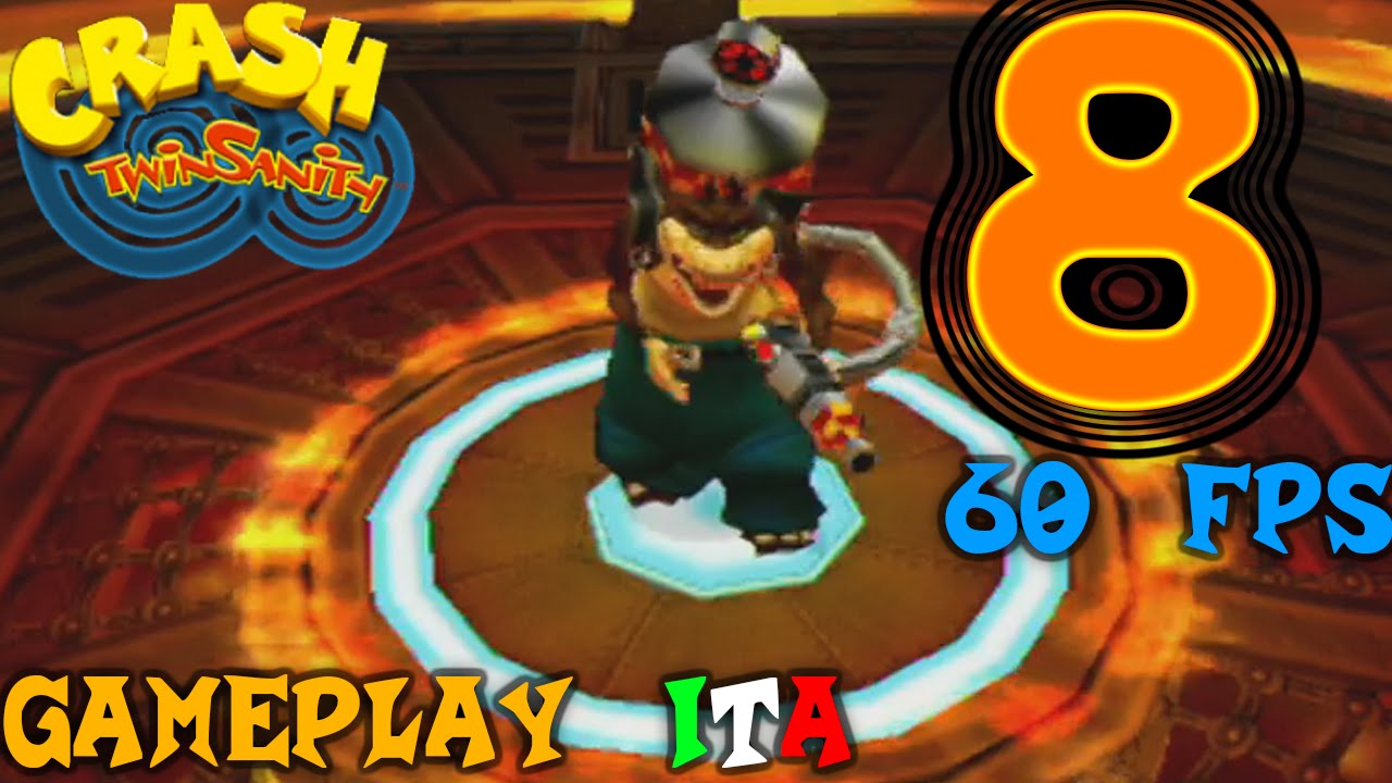 Crash Twinsanity (60 FPS) - PARTE 8 - Cortex sui tubi ( Dingodile ...