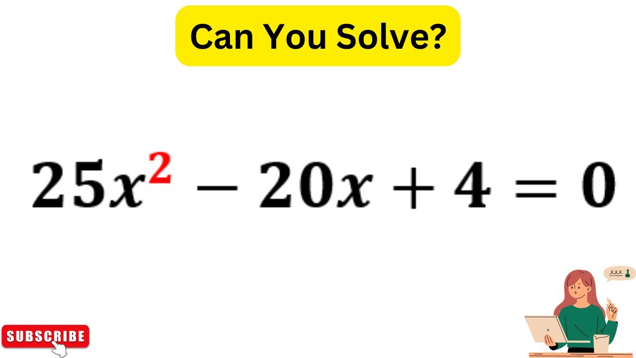 25x 2 20x 4 0 Solve The Quadratic Equation YouTube 25x-2-20x-4-0-solve-the-quadratic-equation-youtube