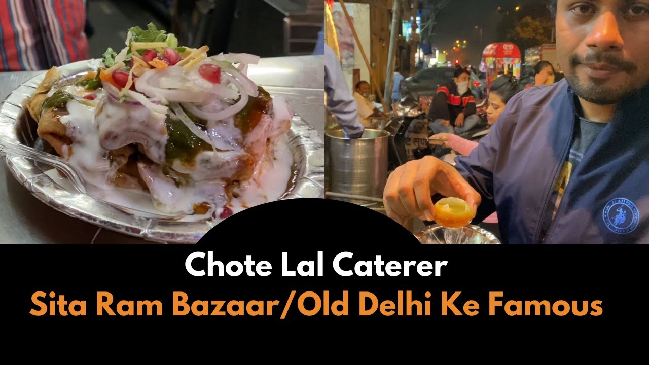 Chote Lal (Sita Ram Bazaar Wale) Ki Famous Aloo Samosa Chaat 😋😋 - YouTube