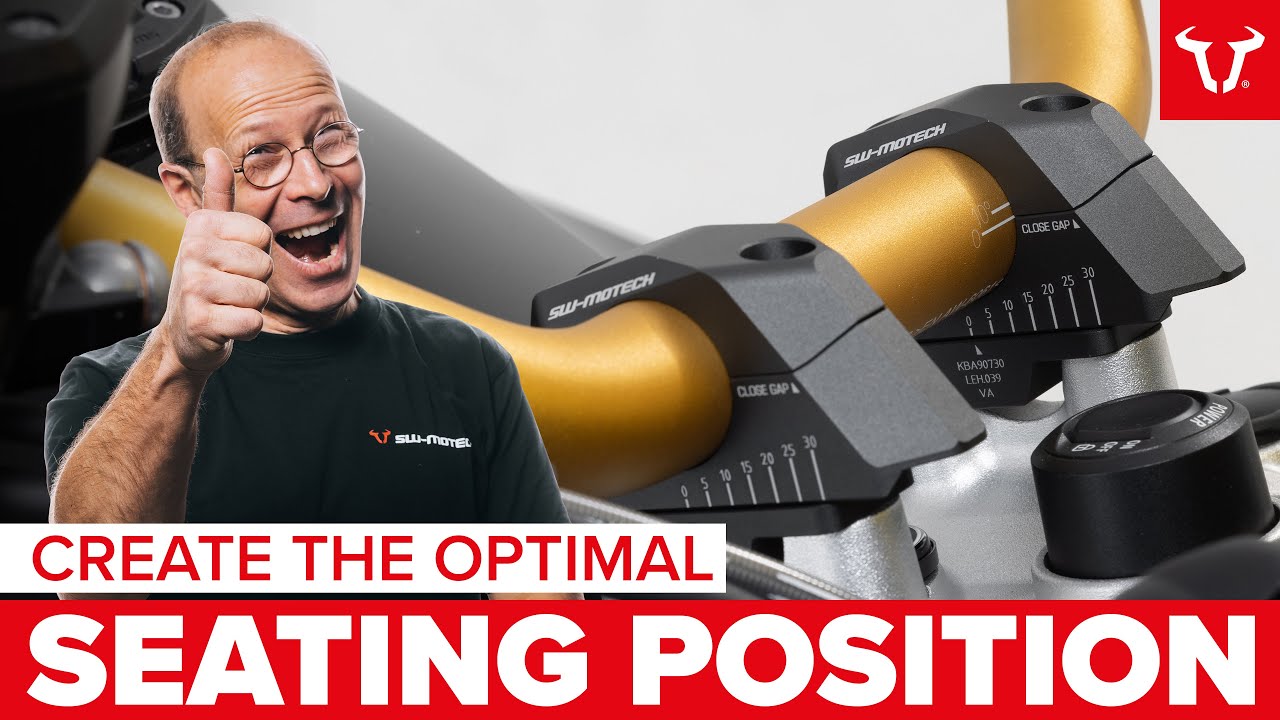 More riding COMFORT and a RELAXED SEATING position on the motorcycle ...