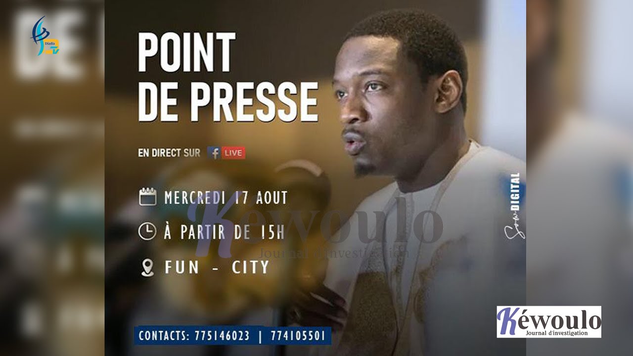 Urgent Conférence De Presse De Pape Djibril Fall Sa Destinée