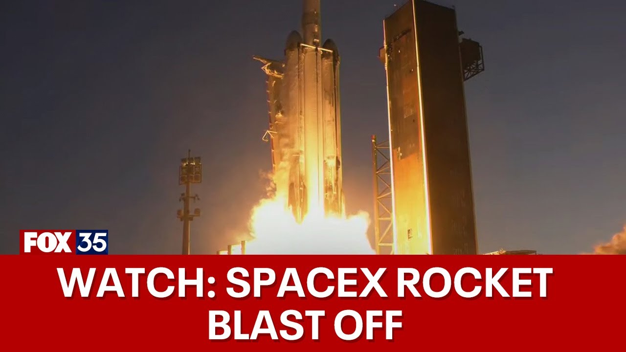 SpaceX launches Falcon Heavy rocket for its USSF-67 mission from ...