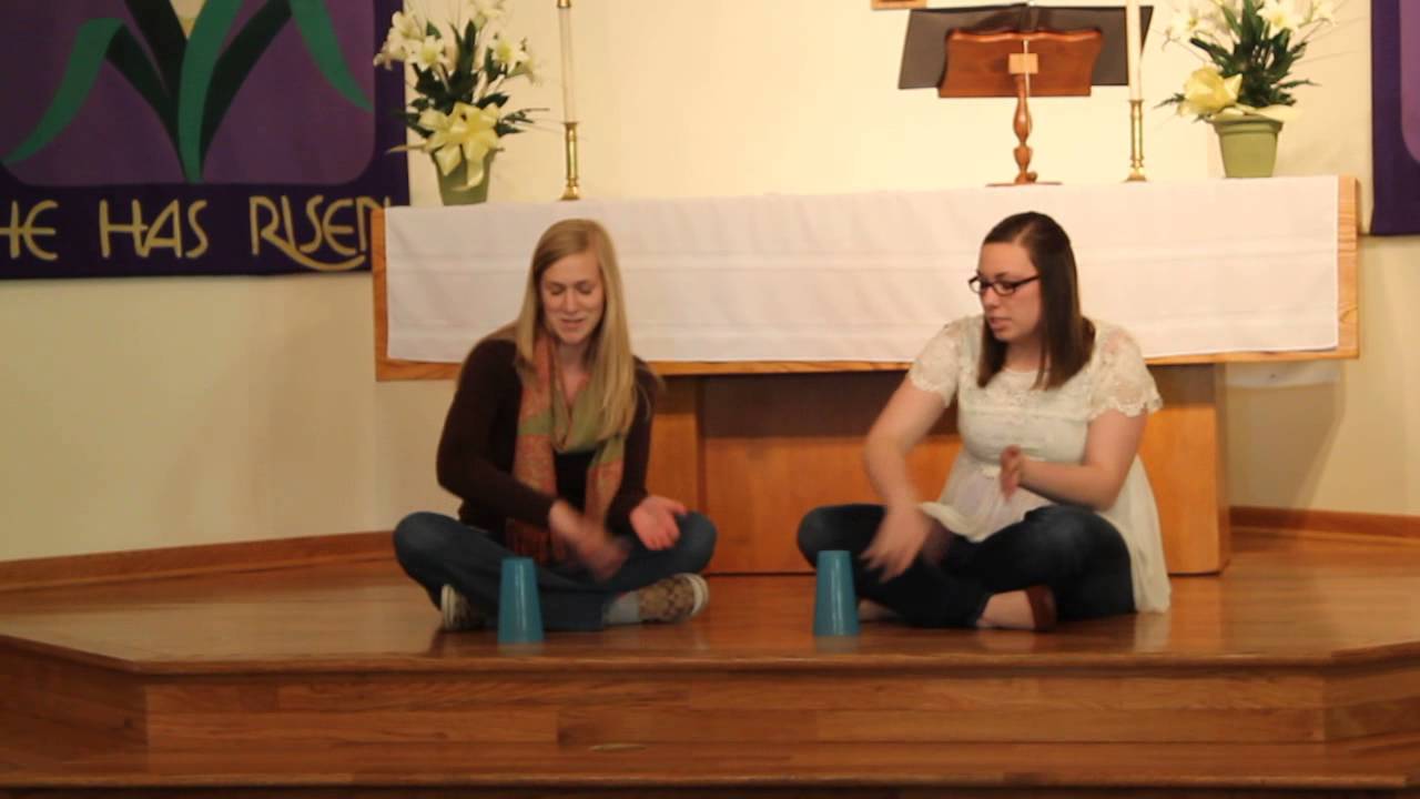 Shannan Wilson and Jamie Keyser THE CUP SONG! - YouTube