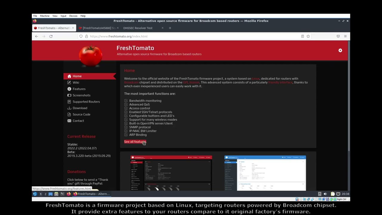 FreshTomato: DNSSEC and Adblocking Support - YouTube