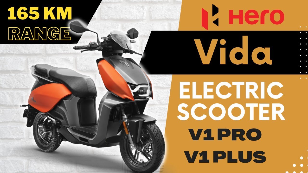 New Hero Vida Electric Scooter - V1 | Price, Range, Speed, Charging ...