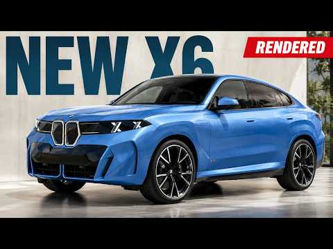Neuer BMW X6 mit Design der nächsten Generation gerendert