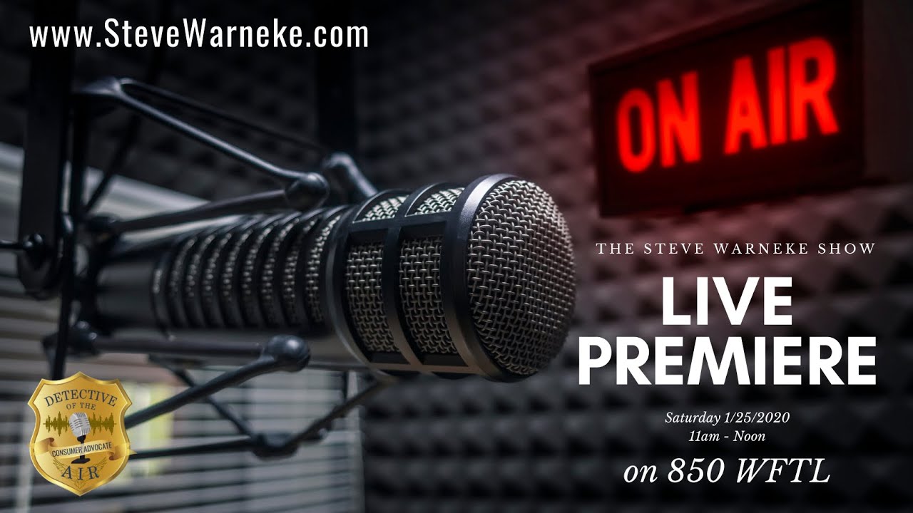 The Steve Warneke Show - LIVE PREMIERE - January 25th, 2020 - YouTube