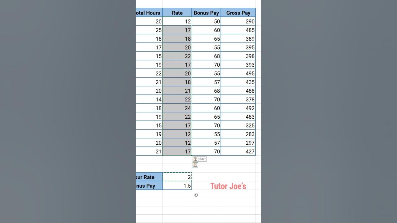 Simplify Data Handling with Excel Paste Special Function in Seconds | Tutor Joes - YouTube