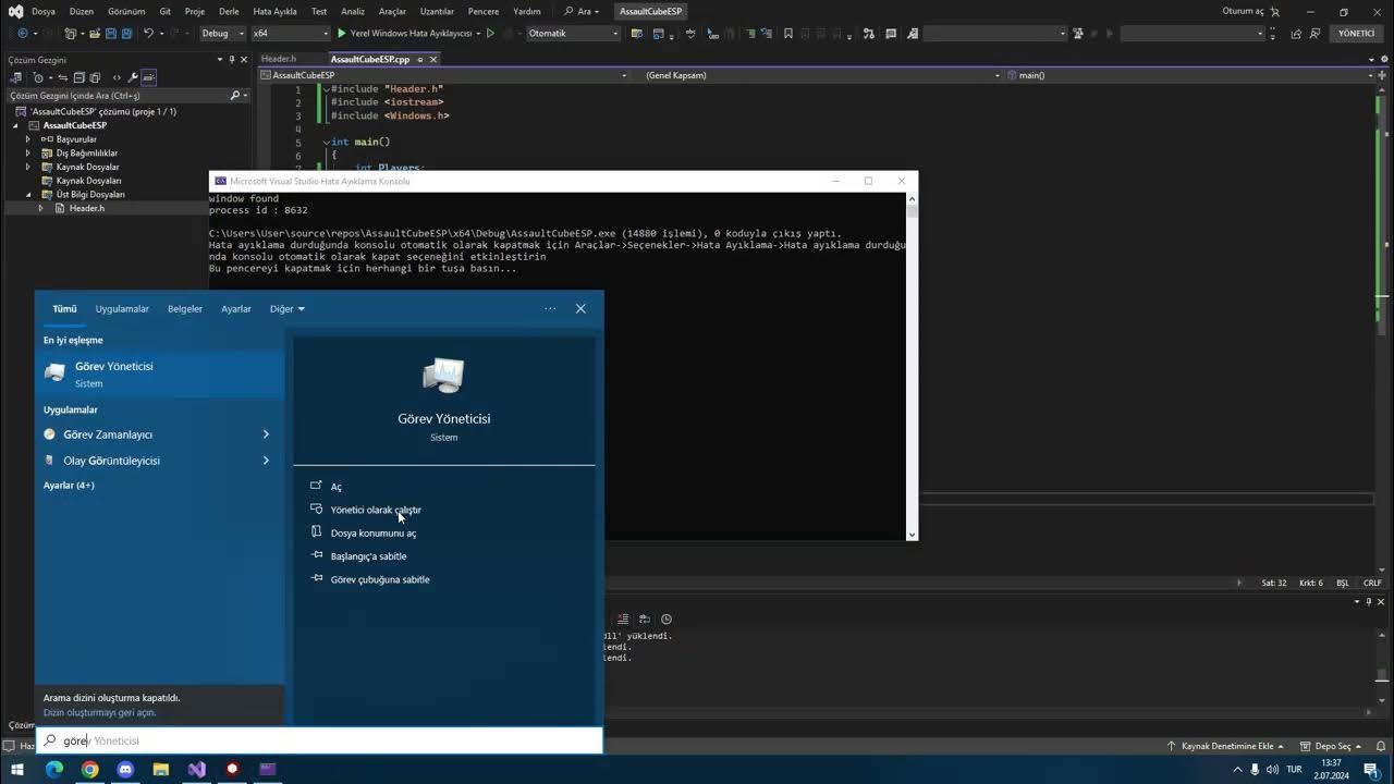 write simple esp in the assault cube - YouTube