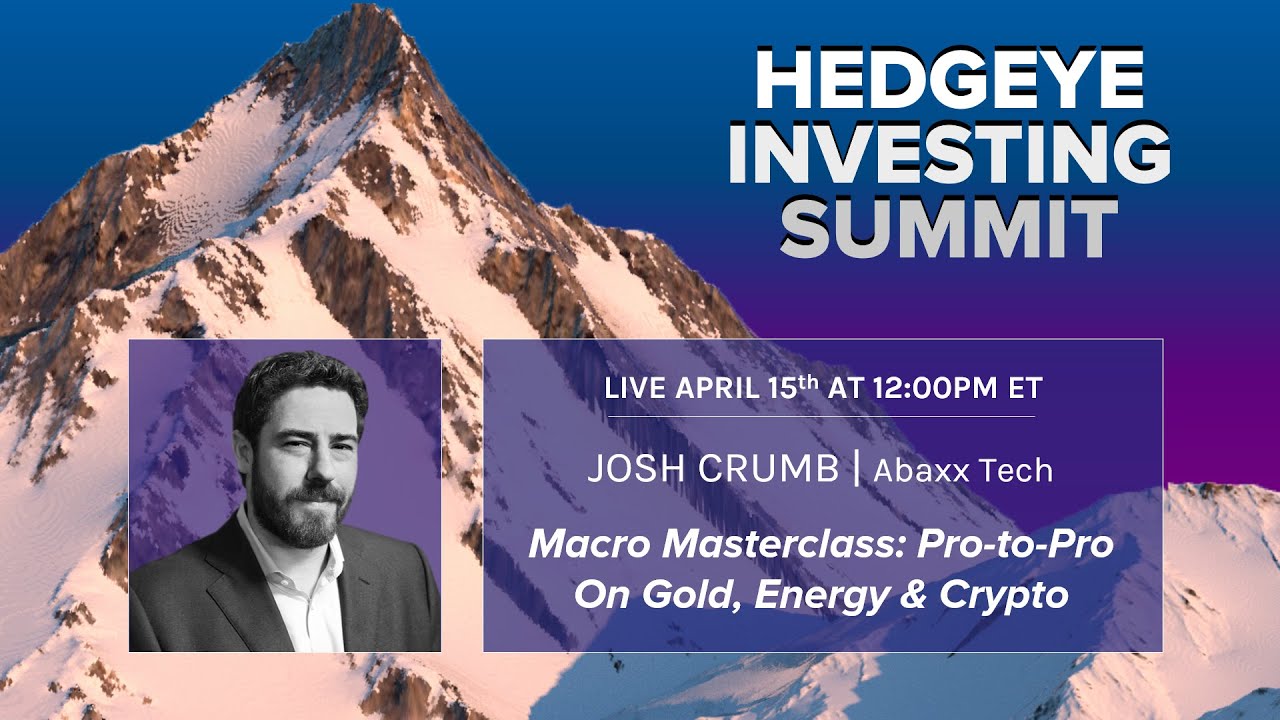 Josh Crumb: "Macro Masterclass: Pro-to-Pro On Gold, Energy & Crypto ...