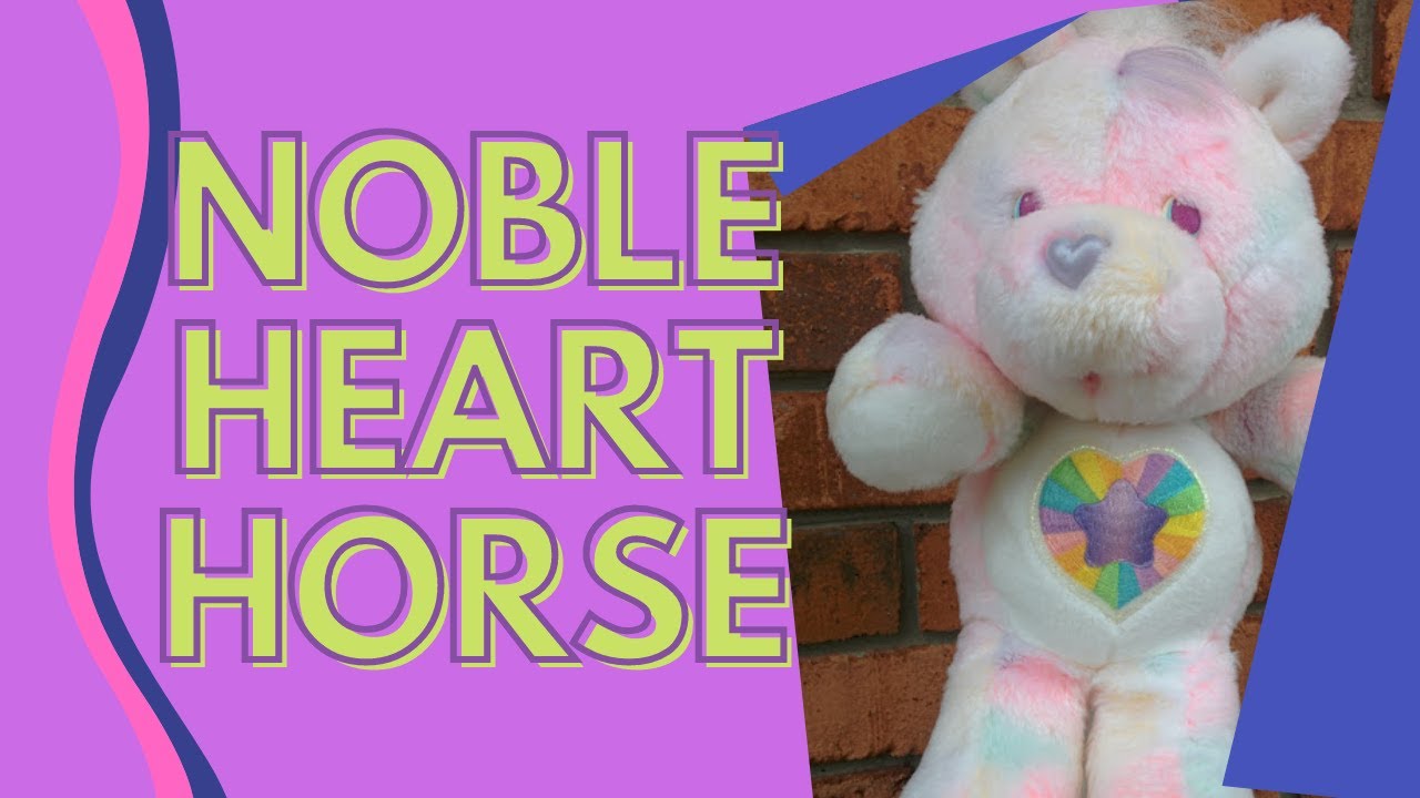 Vintage Care Bear Original NOBLE HEART HORSE Father Character Made Into ...