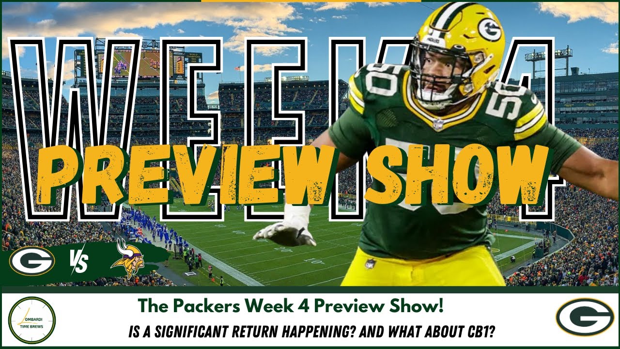 Packers Week 4 Preview Show! A significant return in the works? - YouTube