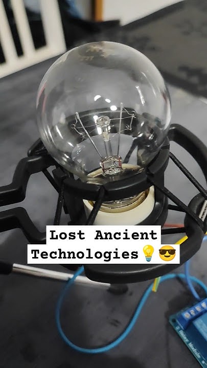 Ancient lost technology – an incandescent light bulb! 💡 - YouTube