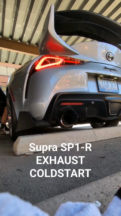 MK5 Supra SP1-R EXHAUST COLD START 🔥💨💨 #supra #a90 #mk5 #coldstart #supra #sp1r - YouTube