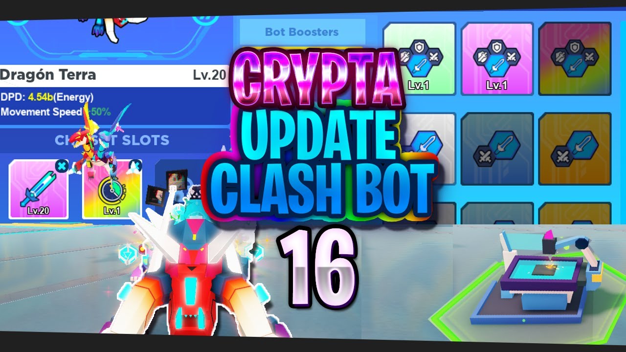 CLASH BOT II UPDATE 16 +🎁 Nueva mecanicas y mejoras en Crypto + New ...