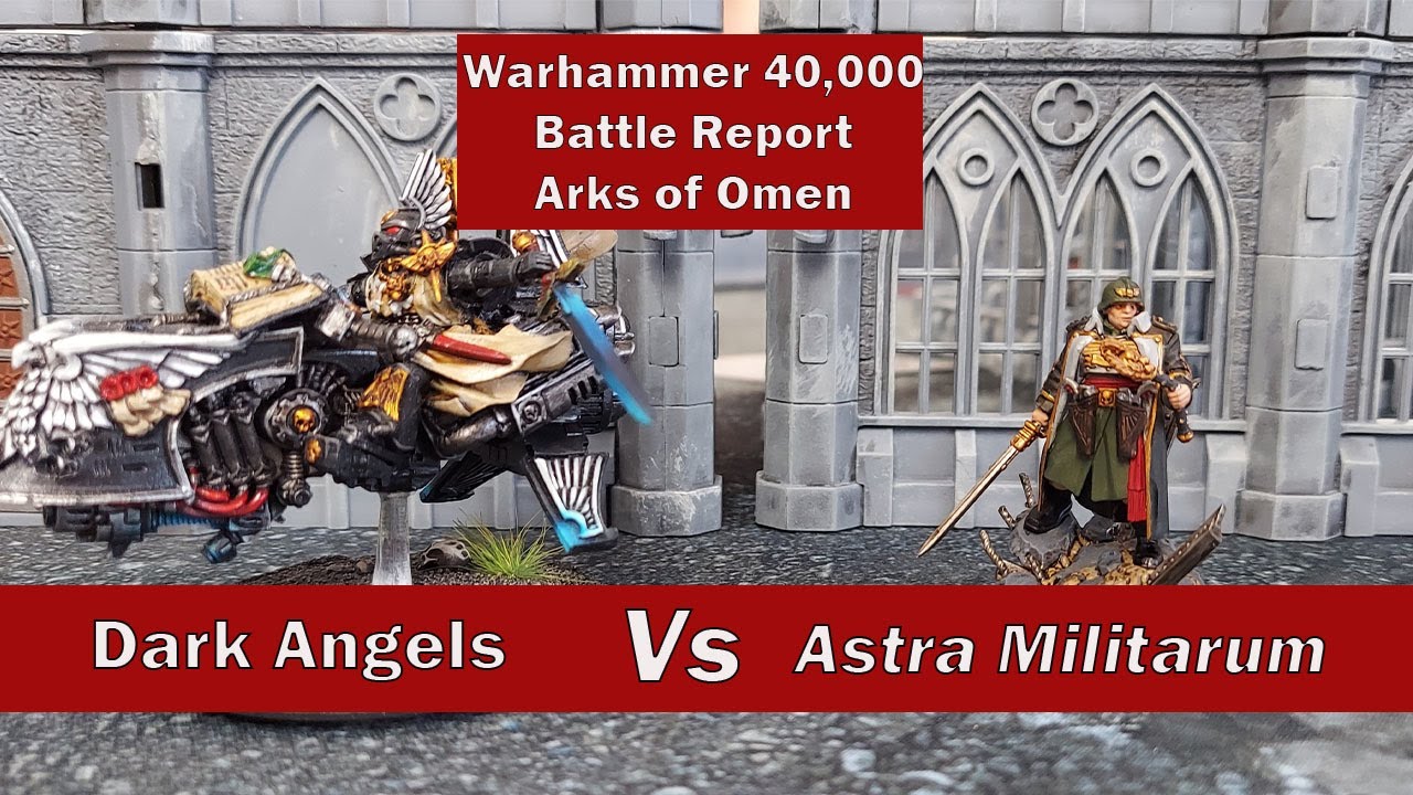 Dark Angels (Space Marines) v Astra Militarum - 2000 pts Warhammer 40k ...