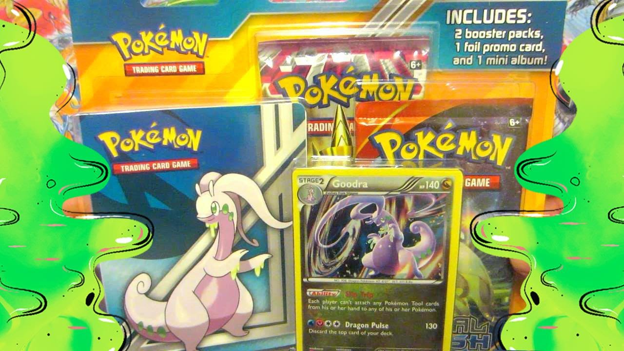 Opening a Goodra Mini Album Pack! Dat Slime! - YouTube