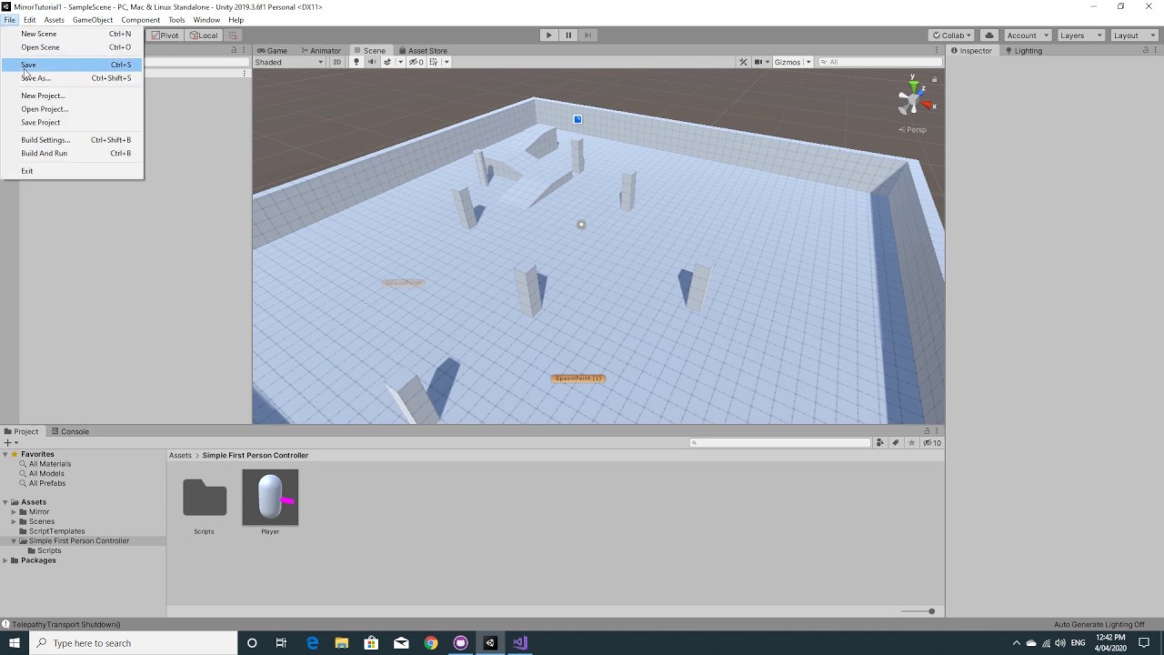 Unity Multiplayer Tutorial Part 5 Respawn Youtube 1784