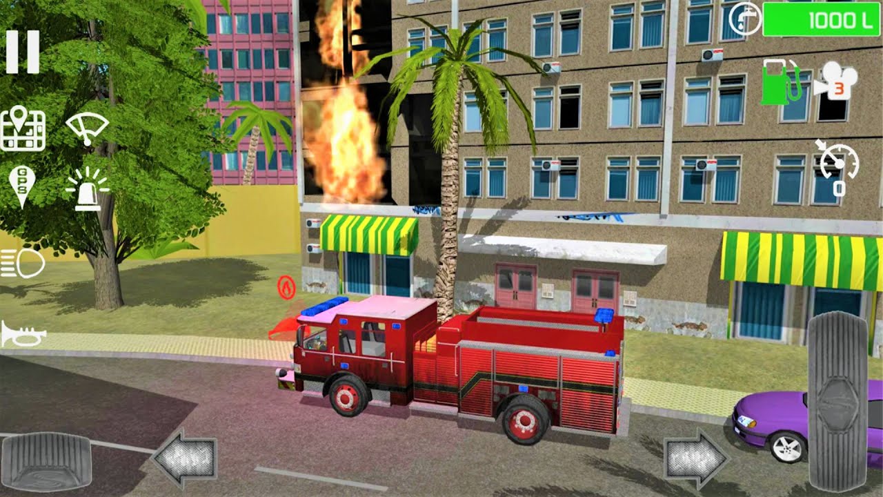 Fire Engine Simulator #1 - Android ios gameplay - YouTube