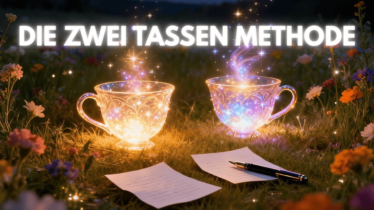 Die 2 Tassen Methode - So einfach und leicht kann Manifestieren sein ...