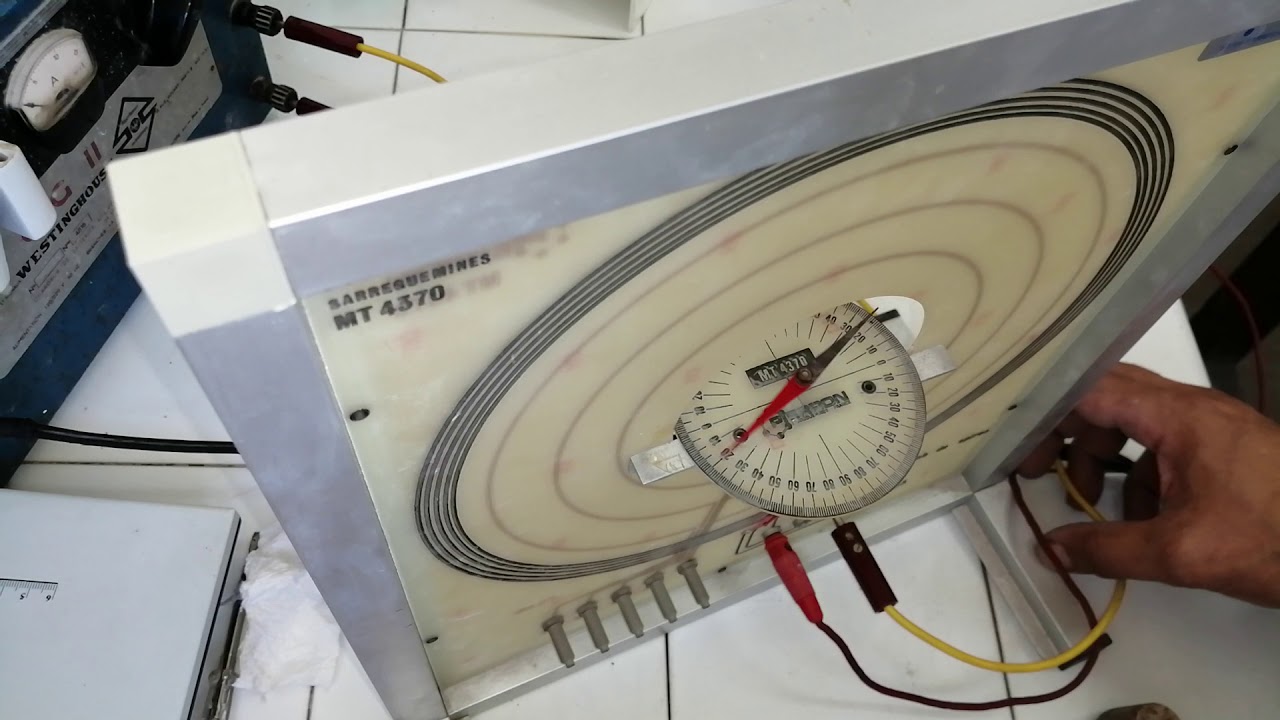 Dispositif experimental pour étude le champ magnifique d'une bobine ...