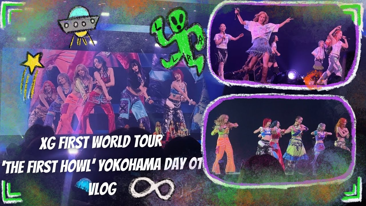 XG 1st WORLD TOUR “The first HOWL” Yokohama Day 01 VLOG - YouTube