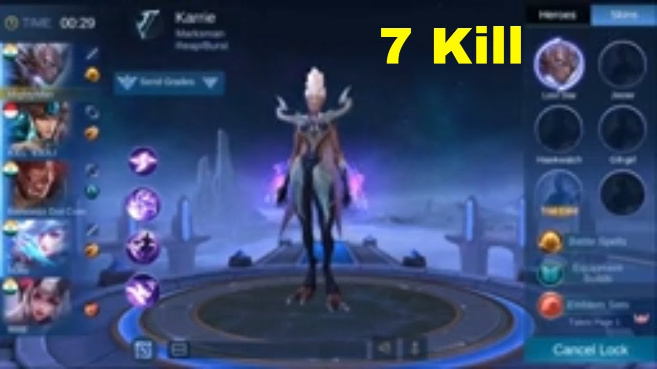 Mlbb Karrie gameplay - YouTube