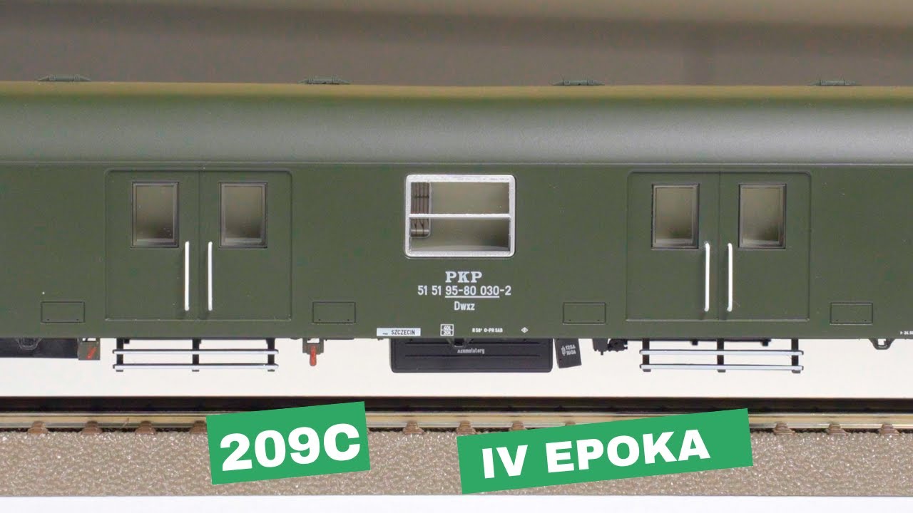 Wagon bagażowy 209C z przydziału Warszawa Szczęśliwice - YouTube