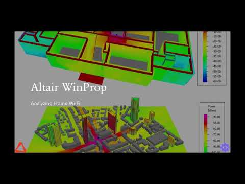 Using Altair Feko and WinProp to analyze your home Wi-Fi - YouTube