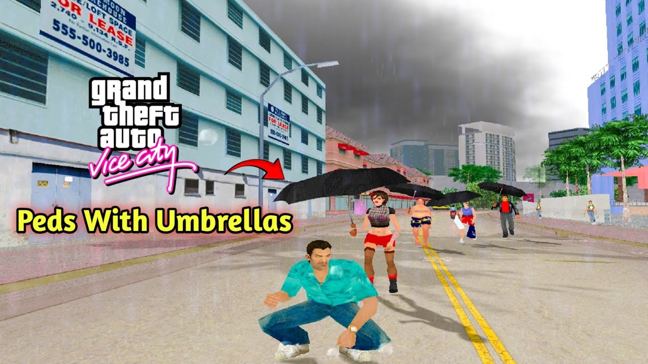 How To Install Ped With Umbrellas Mod In GTA Vice City | Umbrella ...