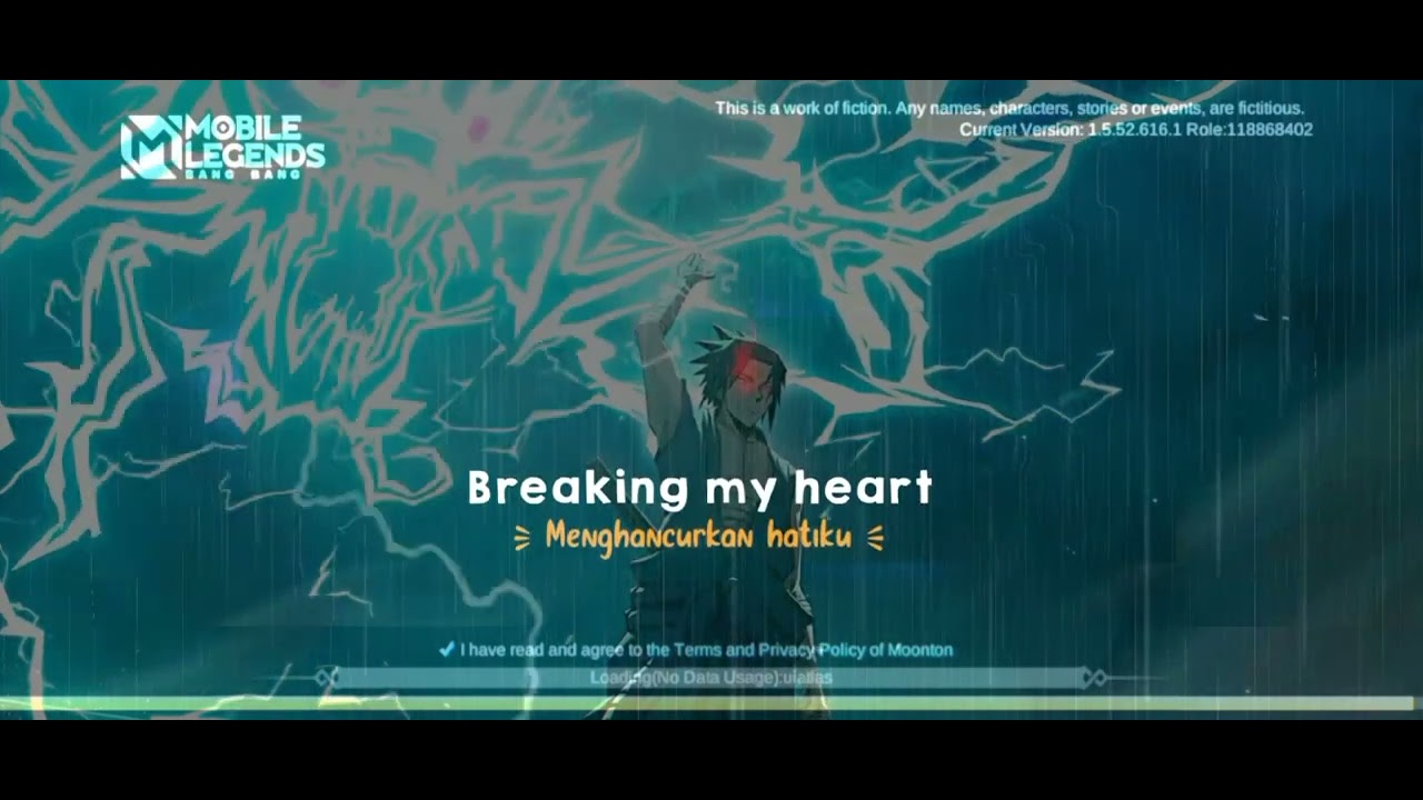 Loading screen mobile legends xanime naruto x dj Godzila - YouTube