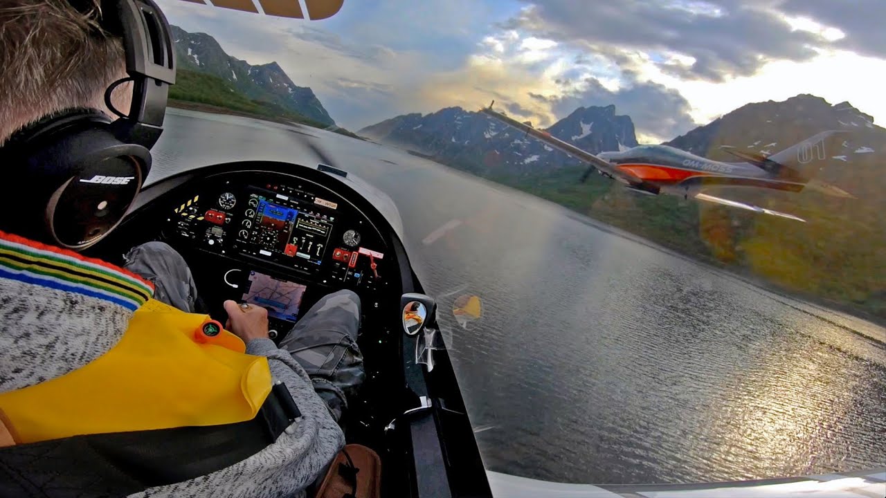 Tarragon Aircraft Cockpit View - Flight around Lofoten Islands - The ...