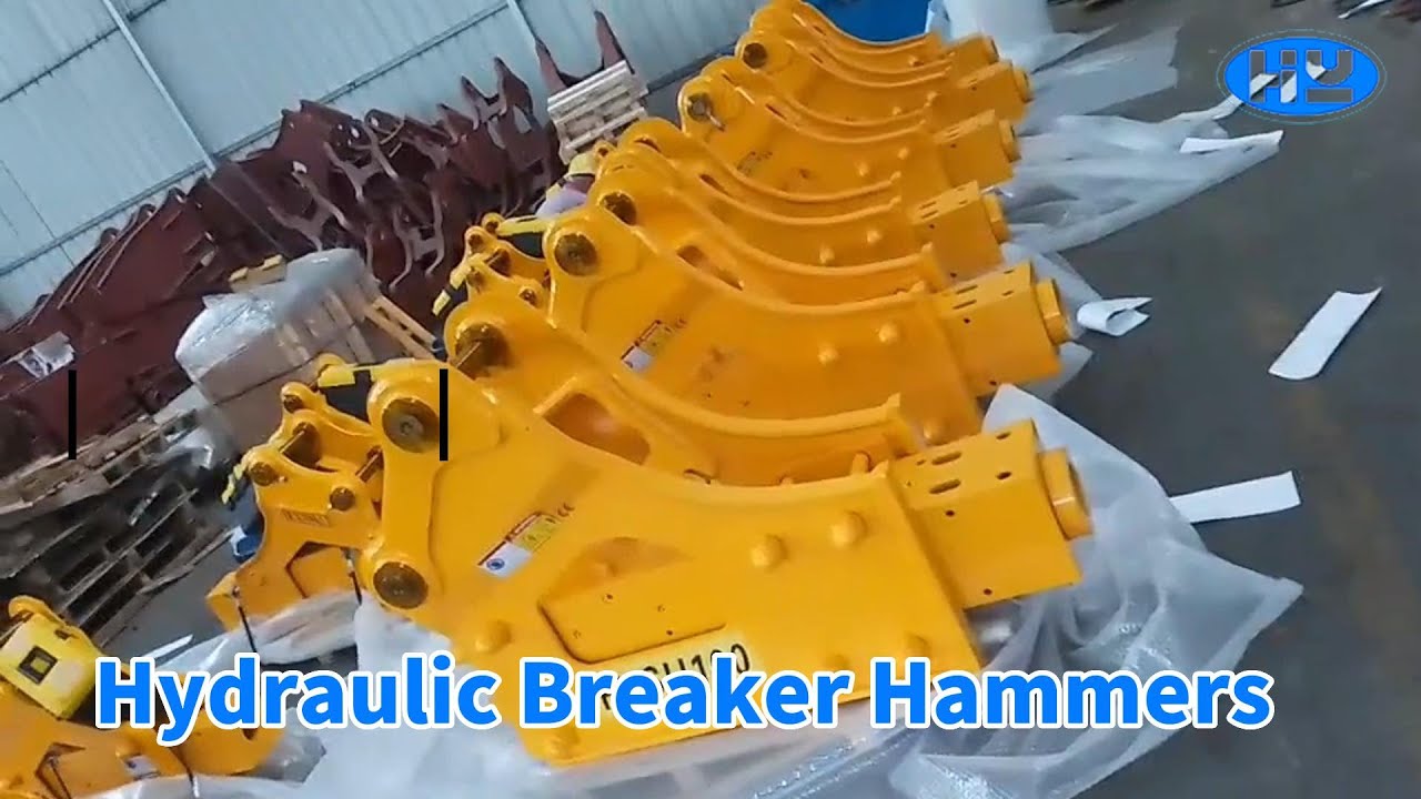Steel Hydraulic Breaker Hammers High Strength 42CRMO For Demolition ...