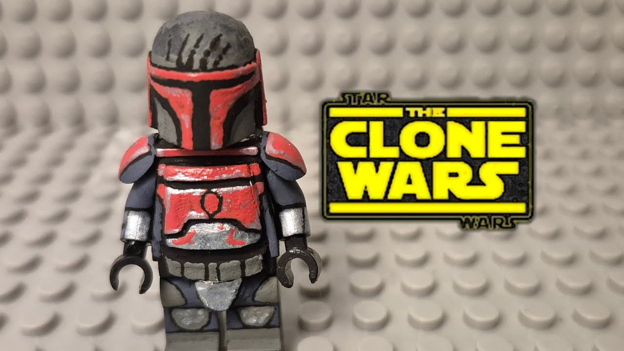 Custom Lego Darth Maul Super Commando Mandalorian minifigure | Clone ...