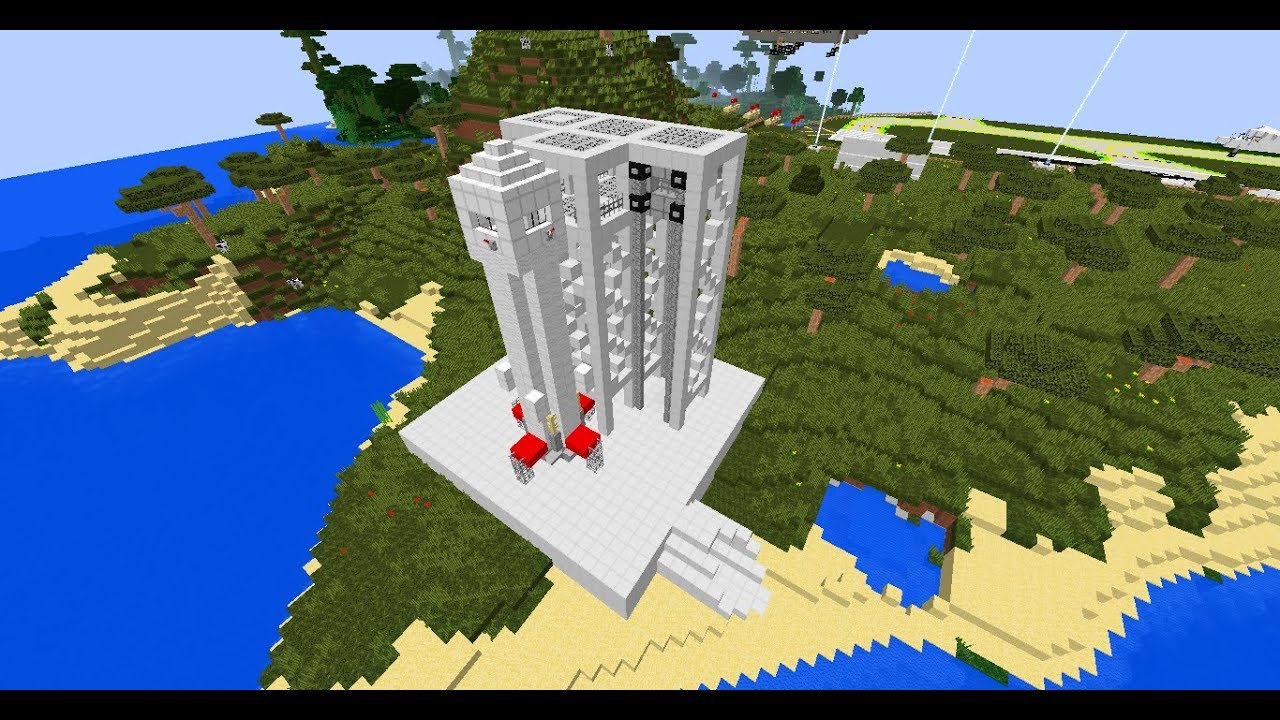 Rocket Launch Pad Minecraft