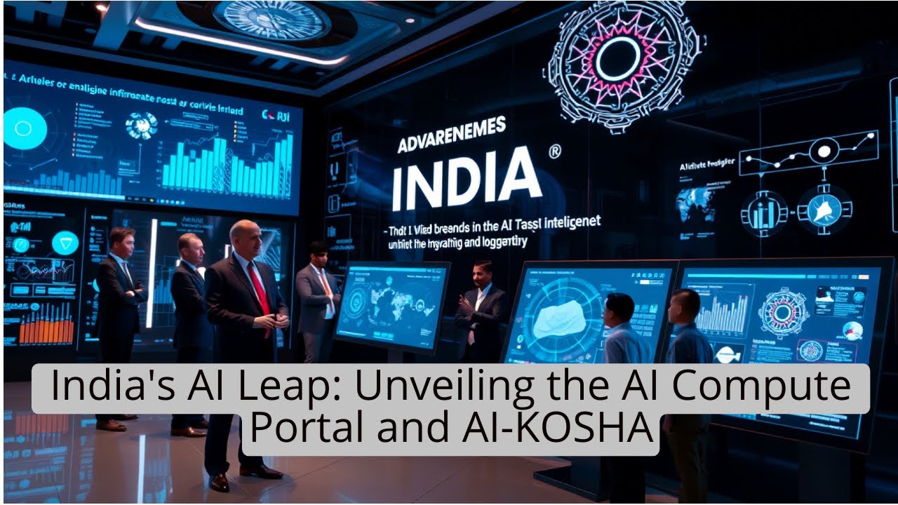 India's AI Leap: Unveiling the AI Compute Portal and AI-KOSHA - YouTube