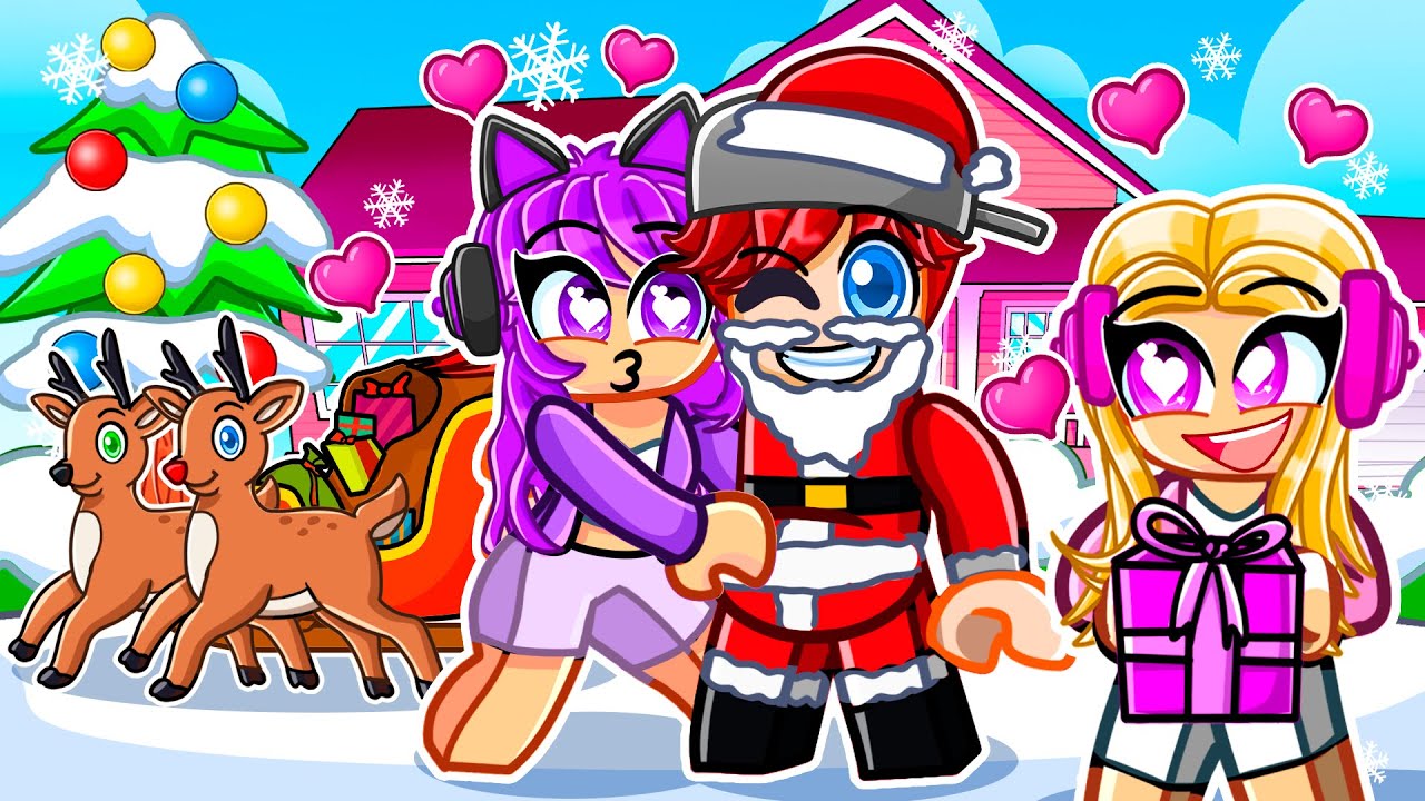 Rizzing Girls as SANTA in Roblox Snapchat… - YouTube