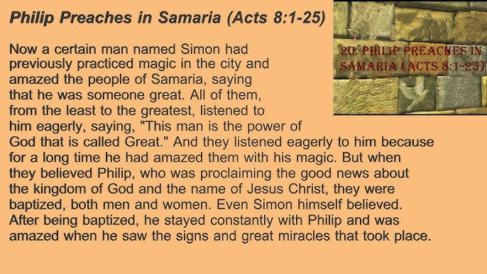 Acts 8 7