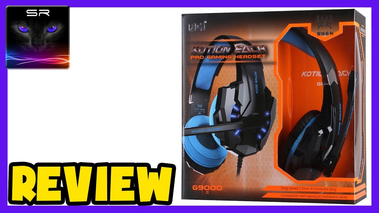 Kotion Each G9000 Gaming Headset with LED - REVIEW - YouTube