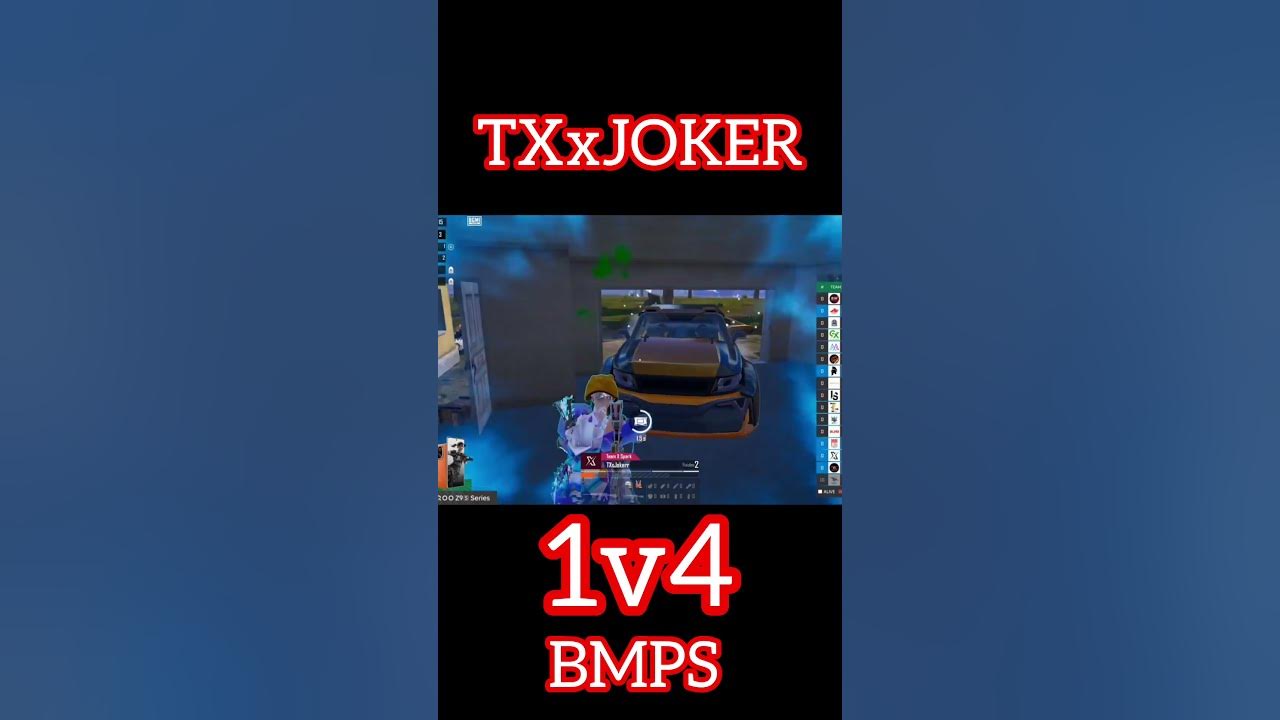 TXxJOKER vs DOD ! 1v4 by Joker In BMPS ROUND 3#shortsfeed #bgmi #shorts #viralshorts @TXJoker09 ...