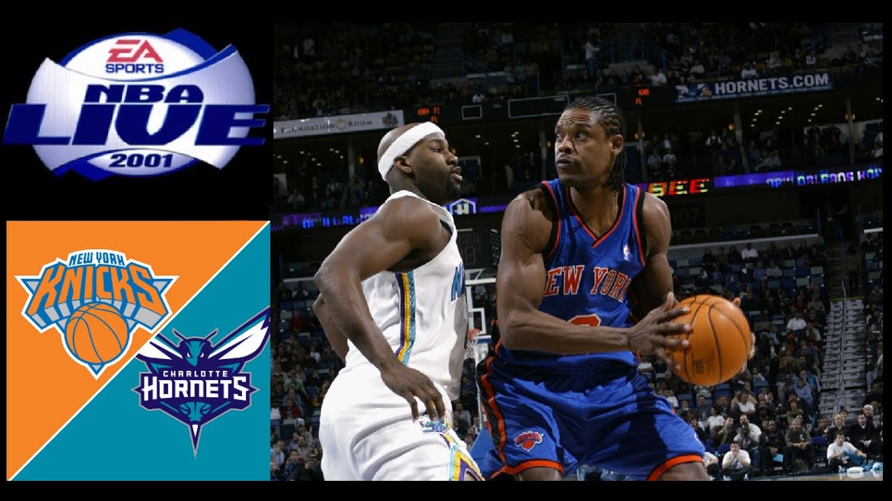 Knicks vs Hornets II - NBA Live 2001 - YouTube
