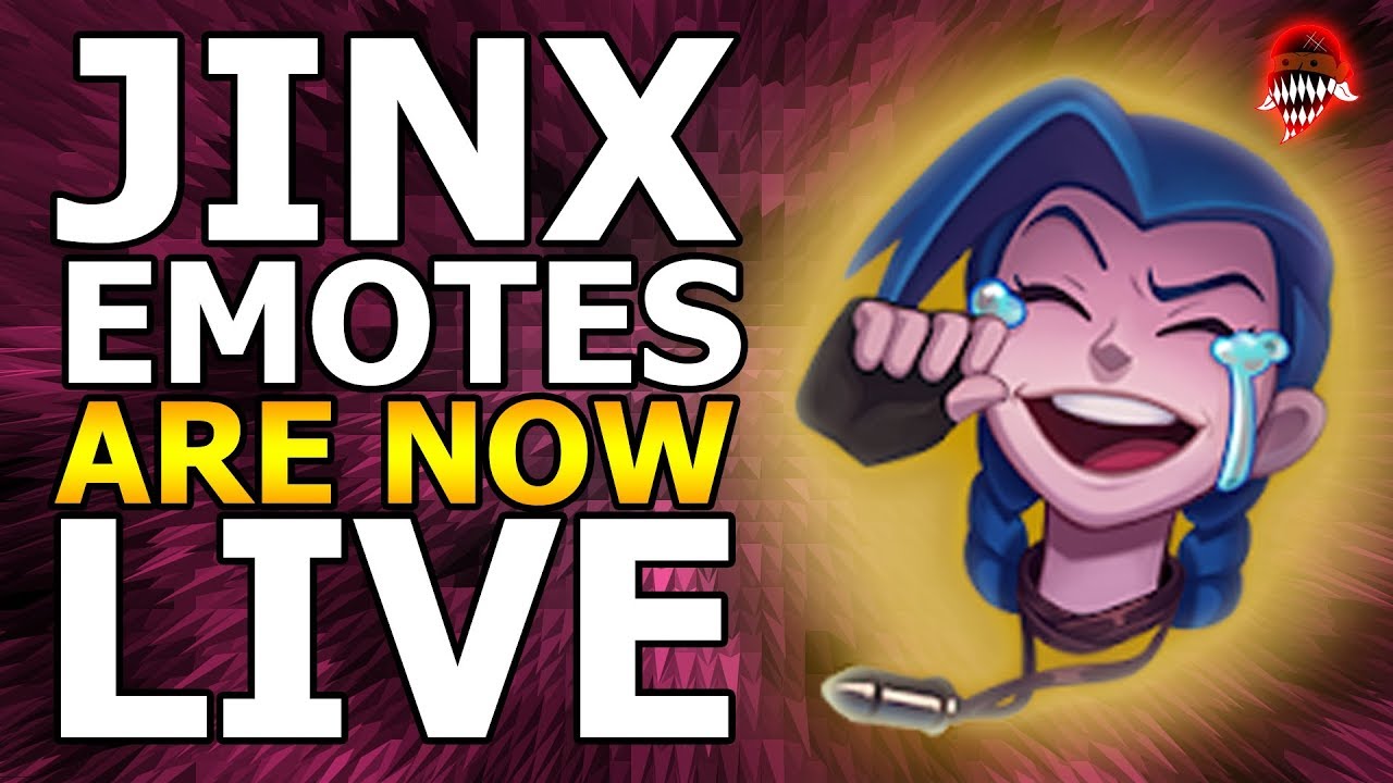 Jinx Emotes Are LIVE (League Of Legends) - YouTube