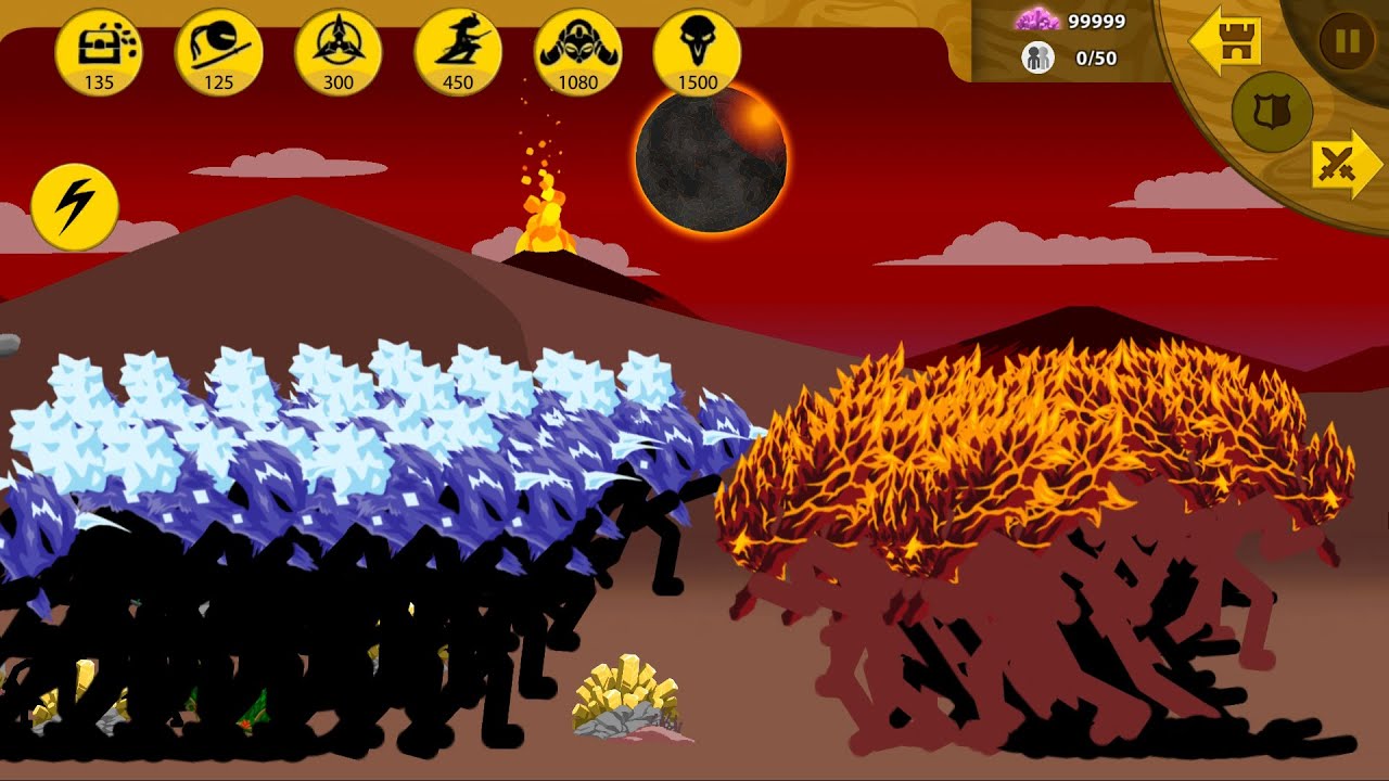 Stick War Legacy : Android Gameplay walkthrough | ICE EMPIRE GAINT VS ...