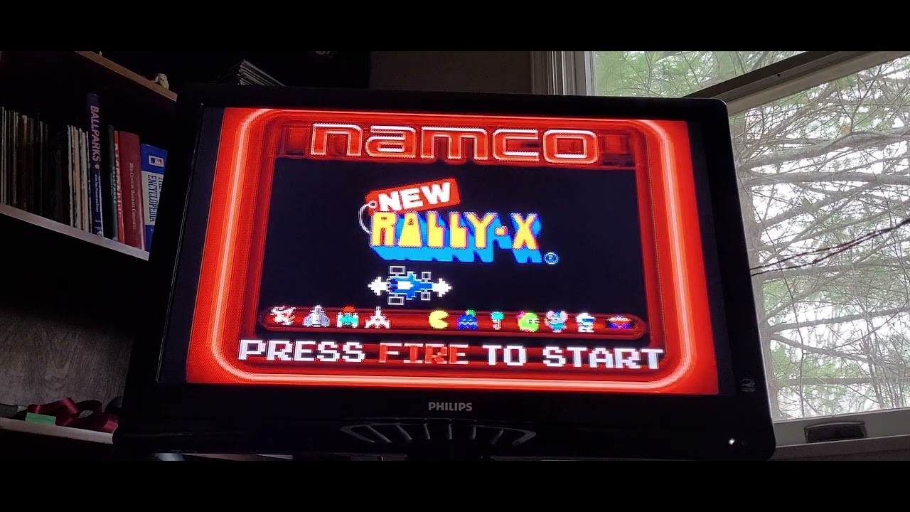 Playing Pac-Man Namco Plug n Play TV Game 2 - YouTube