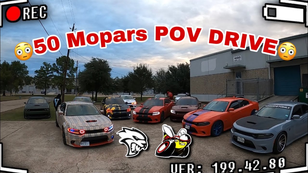 50 Hellcats And ScatPacks POV Drive😈(INSANE CUTUP) - YouTube