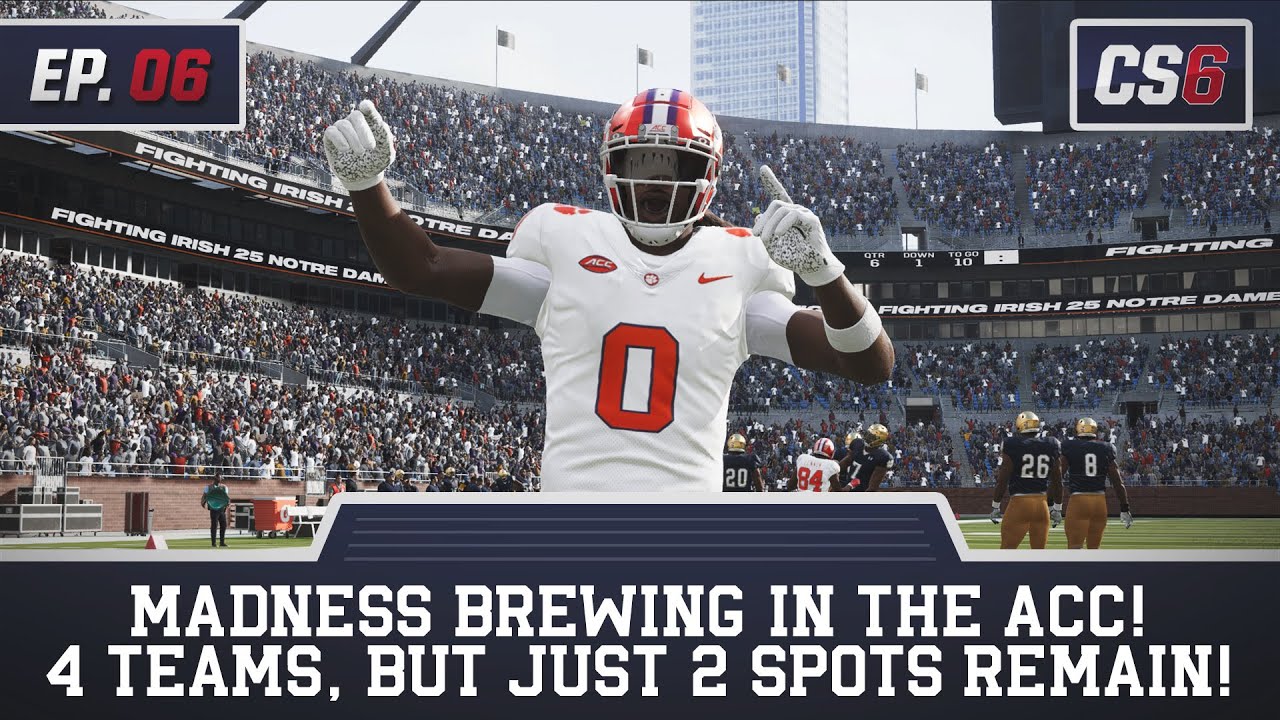 Madness brewing in the ACC Conference! 4 Teams, but just 2 spots remain ...
