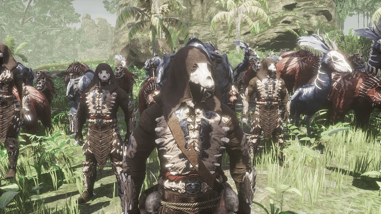 Beast Lords VS Jungle Poachers - Conan Exiles Cinematic Battle - YouTube